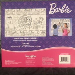 Barbie | Other | Barbie Coloring Poster | Poshmark